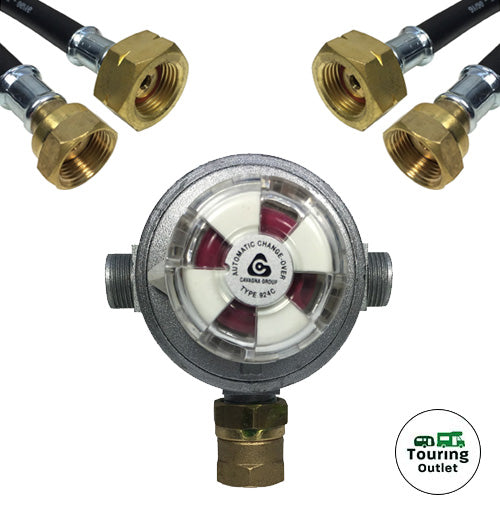 Gaslow Automatic changeover Head Kit with 2x BUTANE pigtails – Touring ...